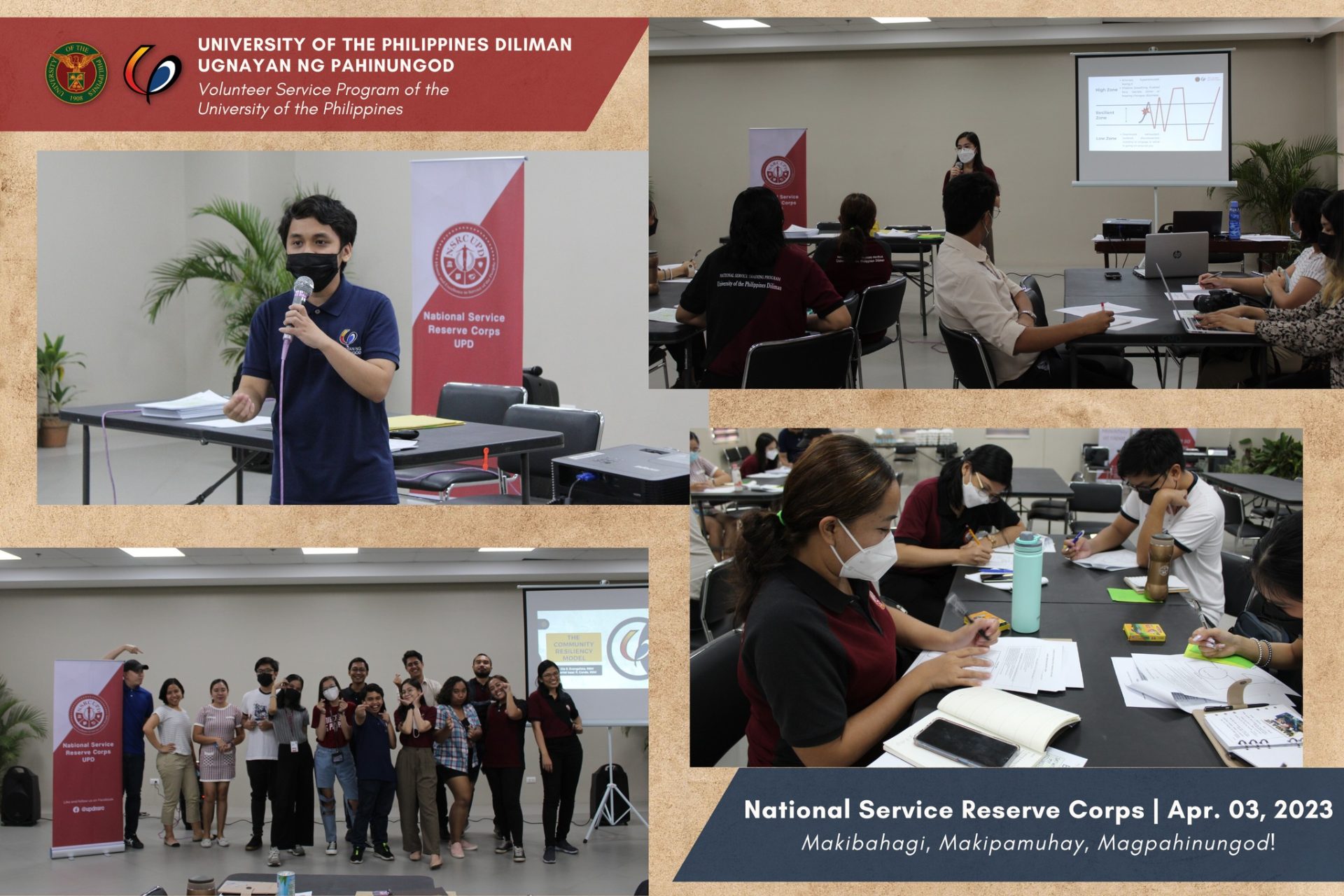Linaw Series: The Community Resiliency Model – UPD Ugnayan Ng Pahinungod